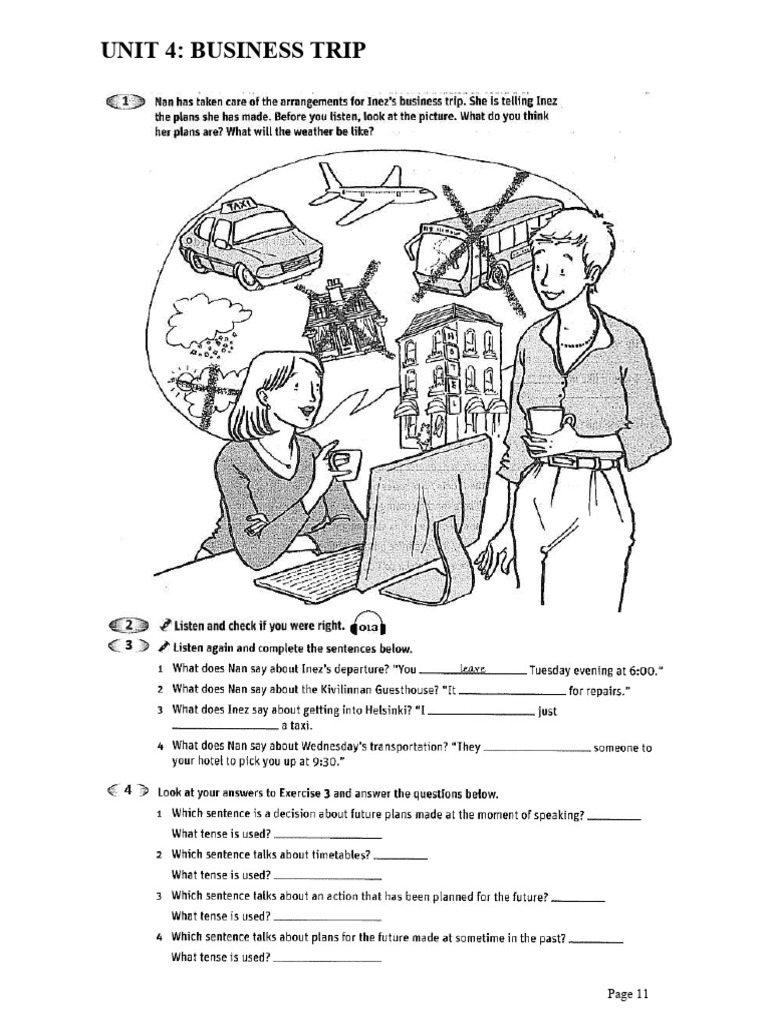 Av4a - Unit 4. Business Trip | PDF