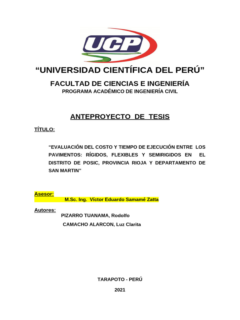 Anteproyecto Rodolfo y Luz Clarita | PDF | Hormigón | Ingeniería estructural