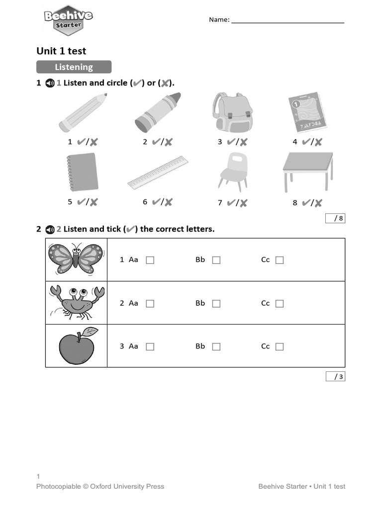 Tests - Starter - Unit Test 1 | PDF