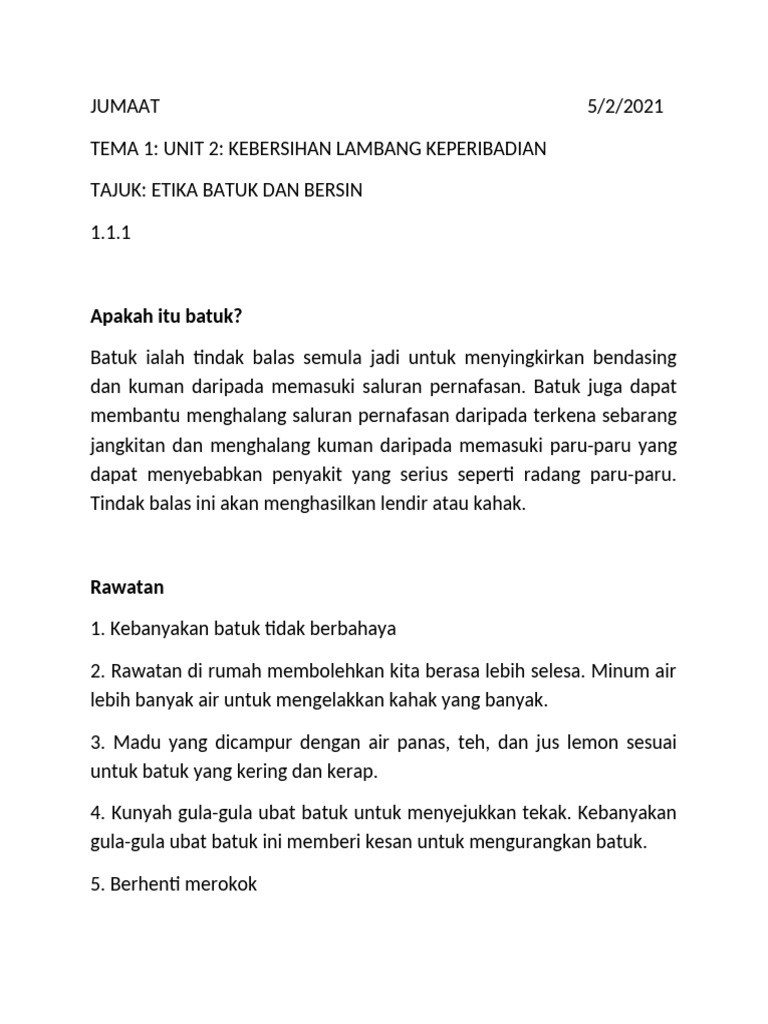 Latihan Isnin 8feb | PDF