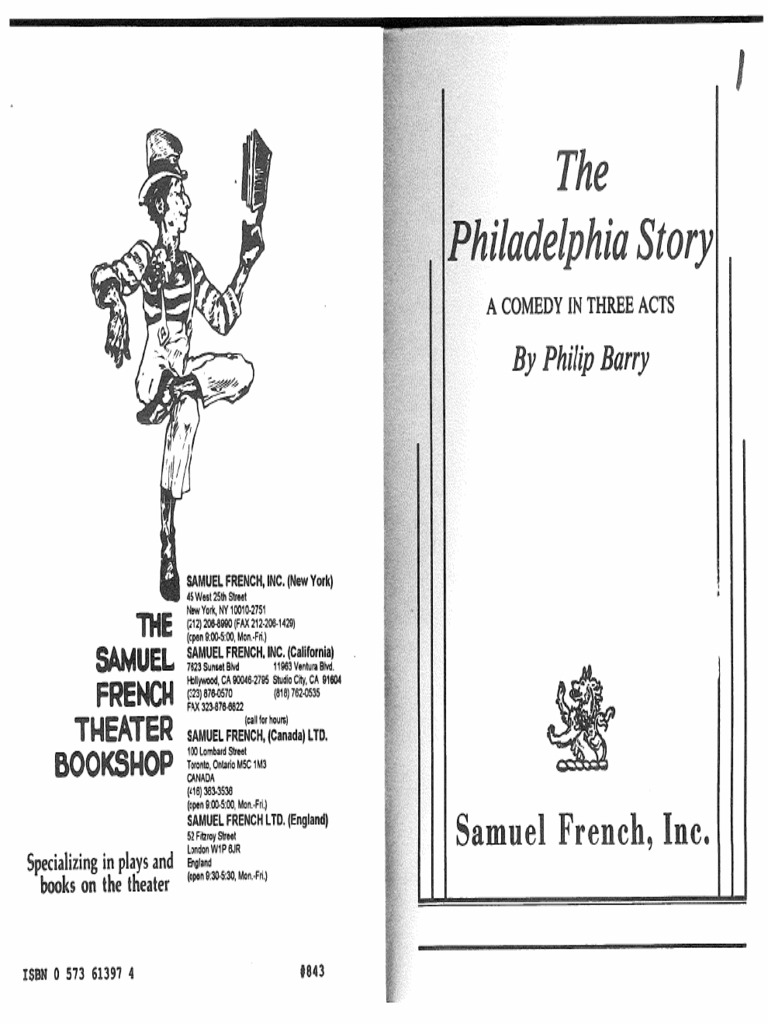 The - Philadelphia - Story - Philip Barry | PDF