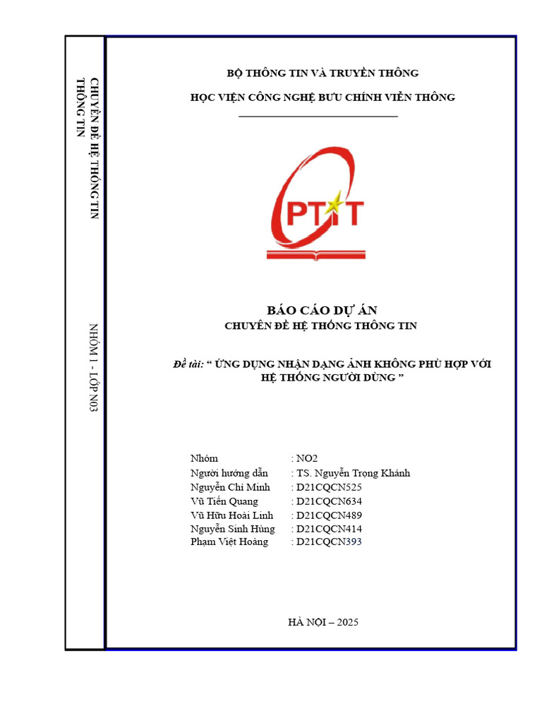 BTL - Chuyên - đề - HTTT - Nhóm 6 | PDF