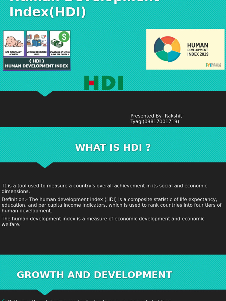 Human Development Index (HDI) | PDF | Human Development Index | Economics