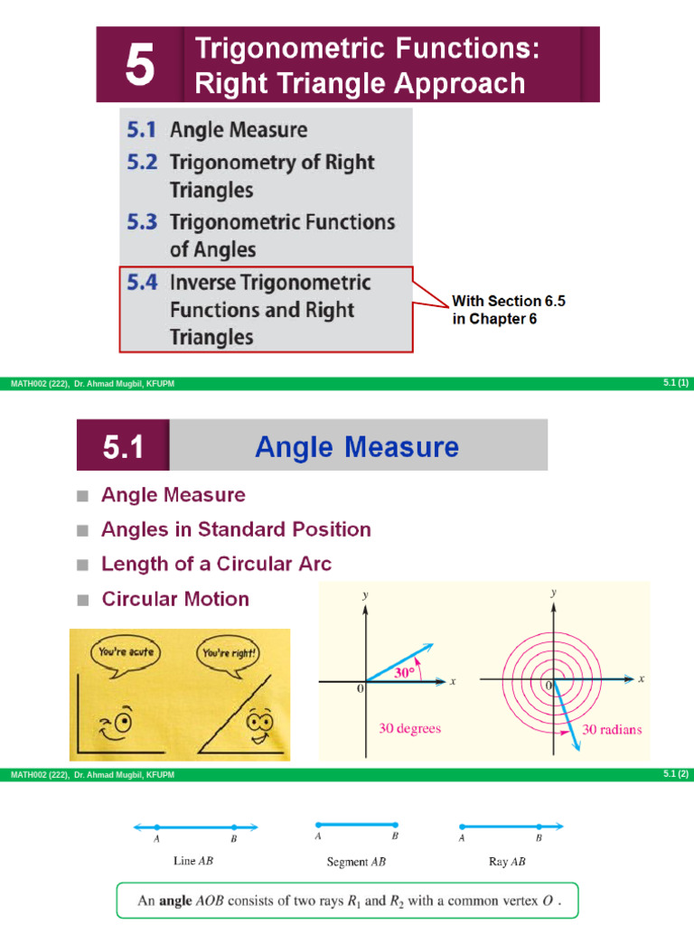 5.1 Angle Measure | PDF
