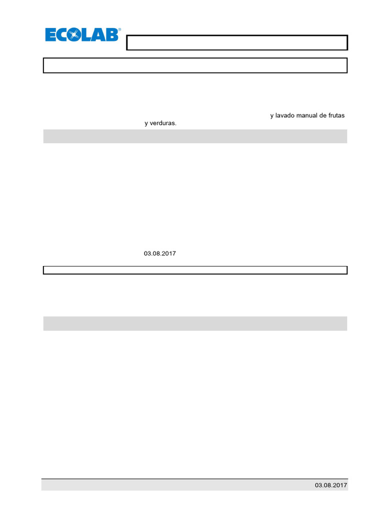 Pantastic SDS | PDF | Solubilidad | Reciclaje