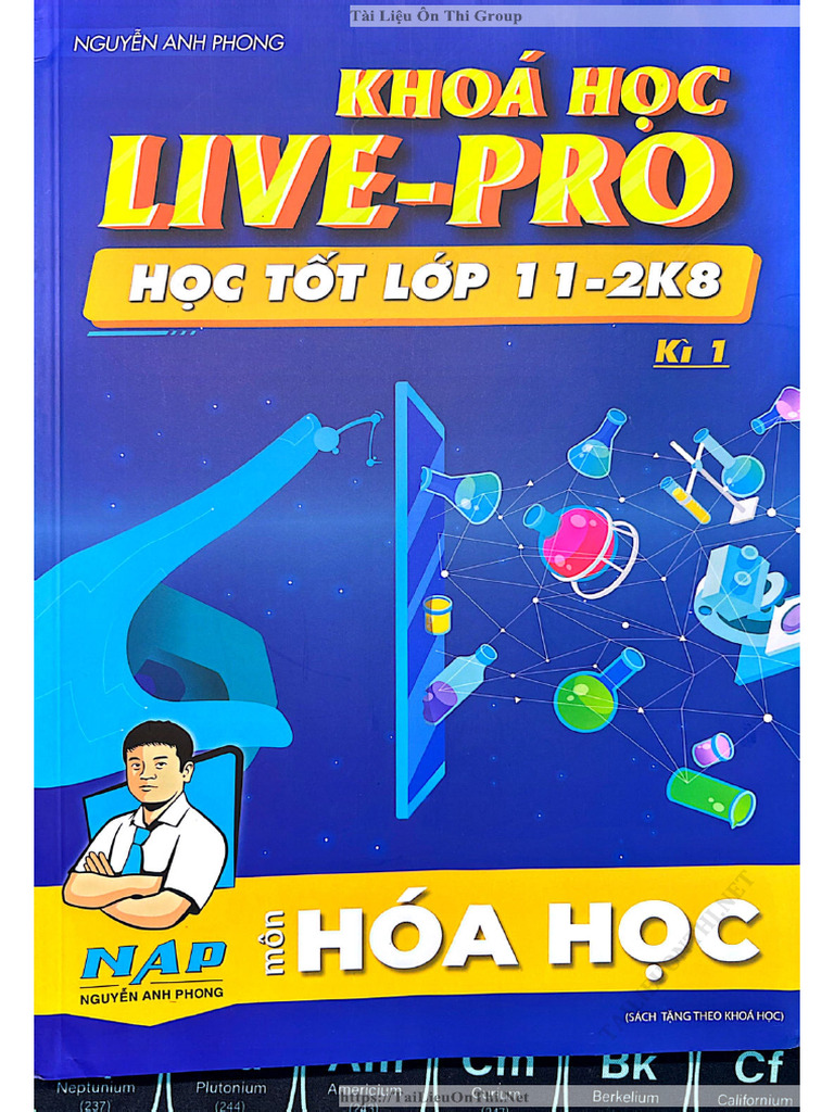 eBook Khoá Học Live Pro Học Tốt Lớp 11 2k8 Kì 1, Thầy Nguyễn Anh Phong | PDF