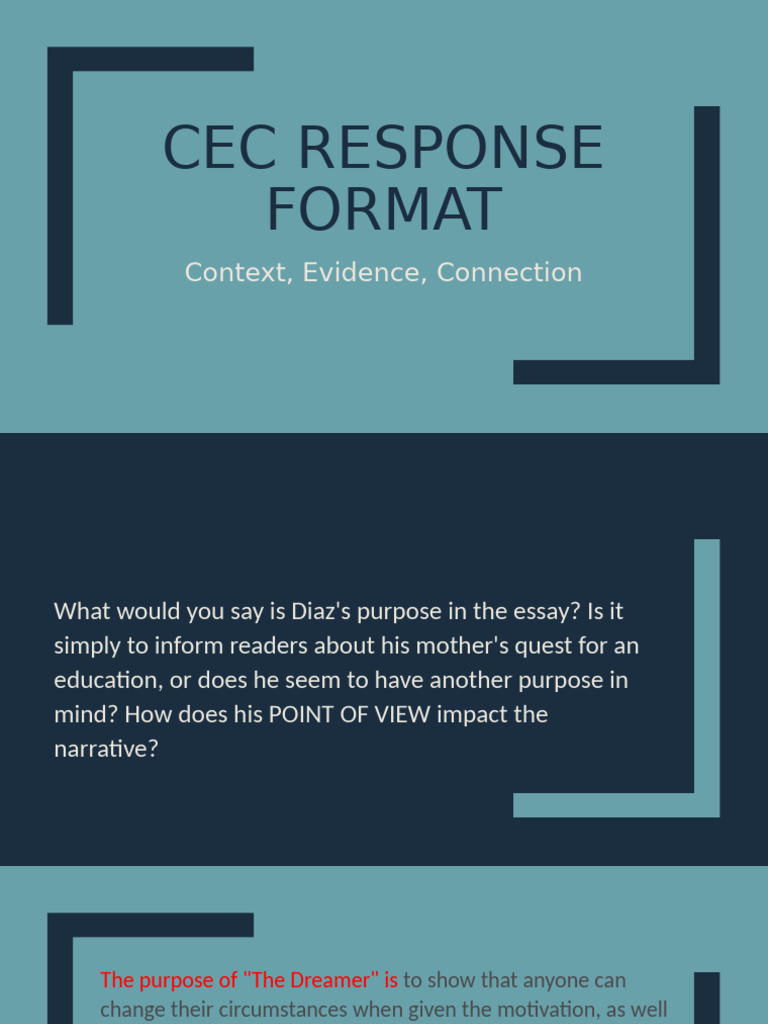 CEC Sample - Discussion Board Responses | PDF