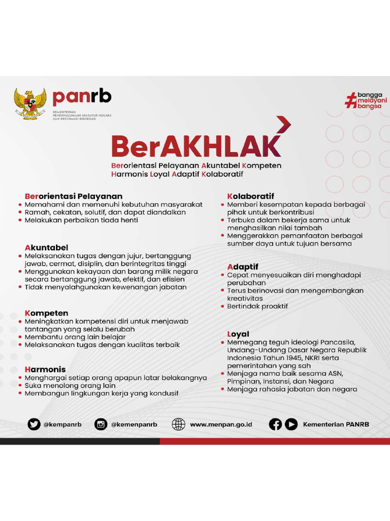 20210730_Penjelasan_Berakhlak | PDF