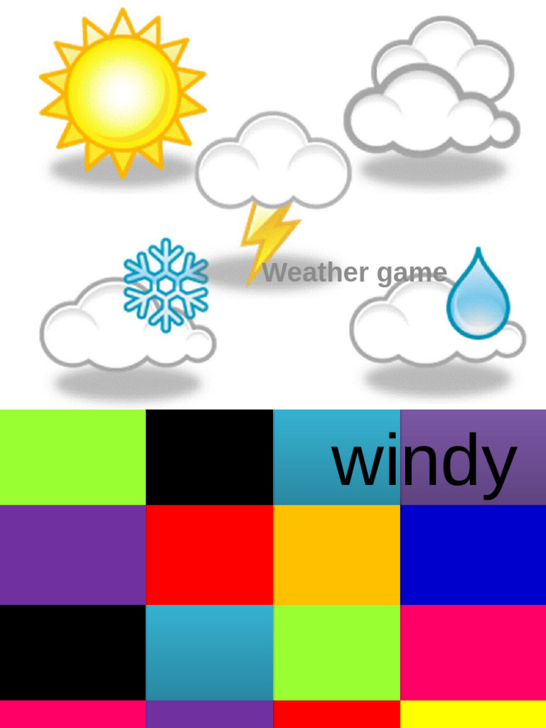 Weather Seasons Game Flashcards Fun Activities Games Games 68363 | PDF