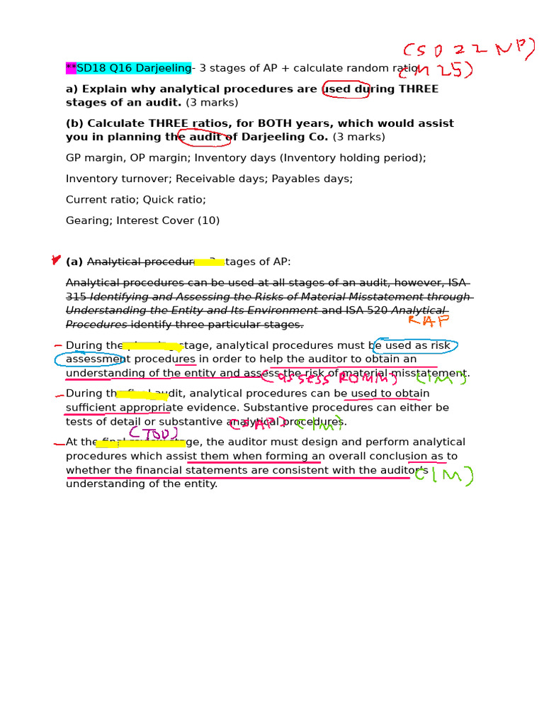 Audit Analytical Procedures Explained | PDF