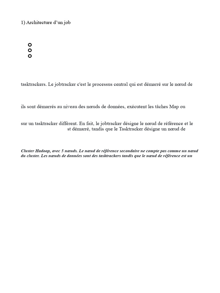 Architecture et fonctionnement des jobs MapReduce | PDF | MapReduce ...
