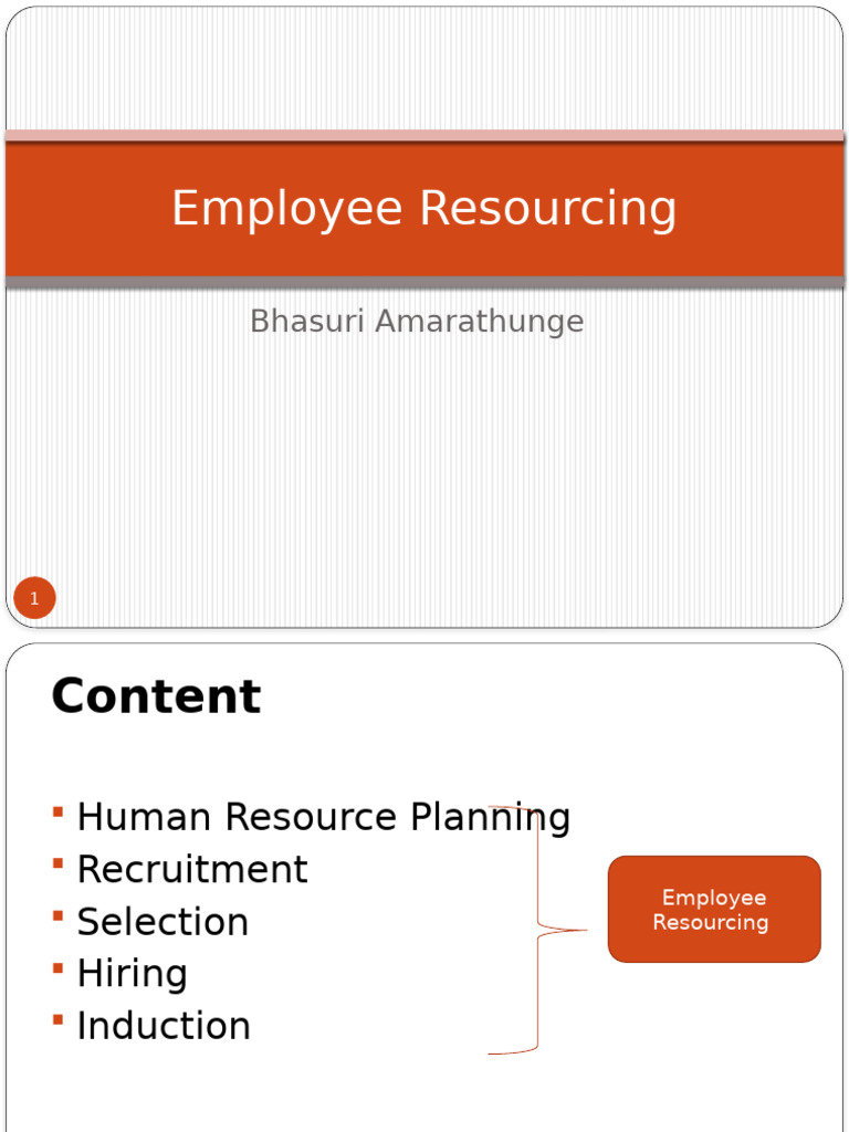 Employee Resourcing 2 | PDF | Recruitment | Interview