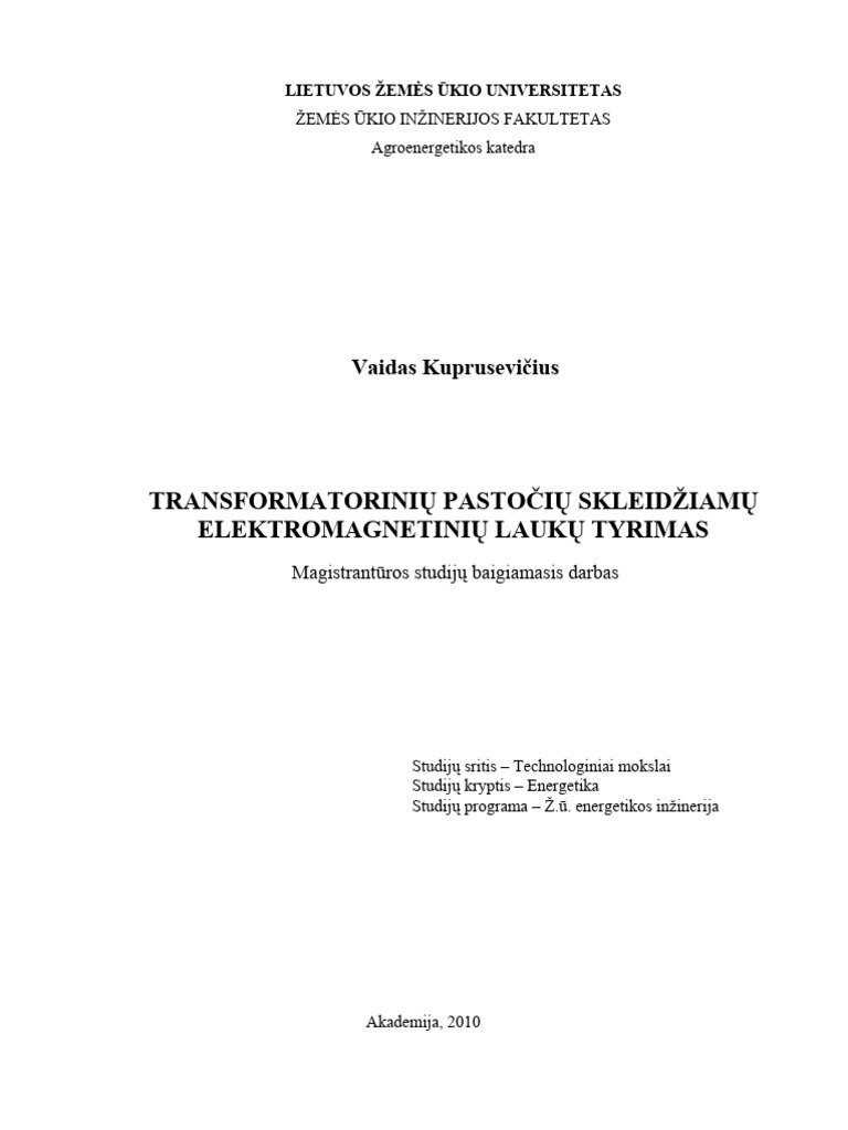 Vaidas Kuprusevicius MD | PDF