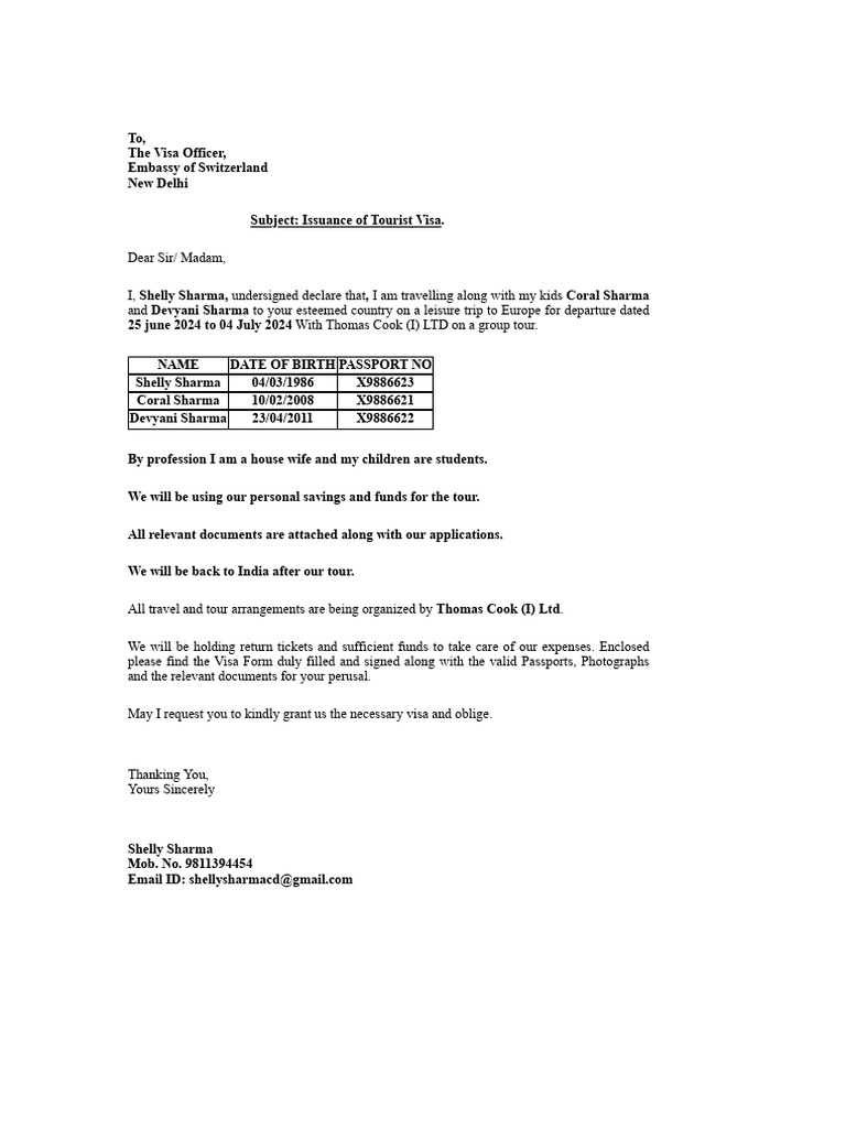 Covering Letter - Format | PDF