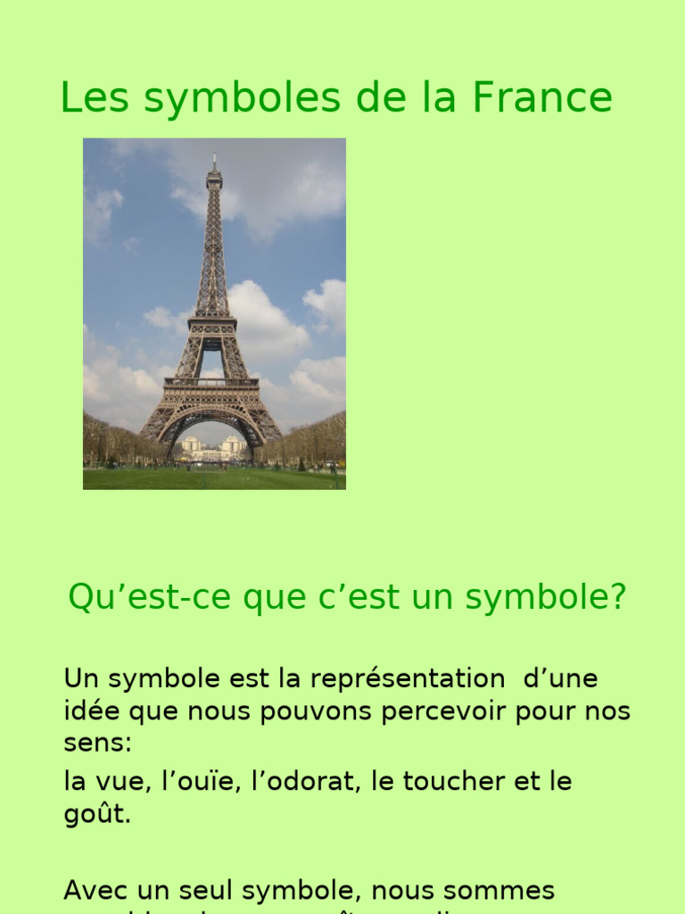 Les symboles emblématiques de la France | PDF | Symboles nationaux de ...