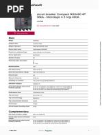 Product Datasheet: Circuit Breaker Compact NSX400N - Micrologic 2.3 ...