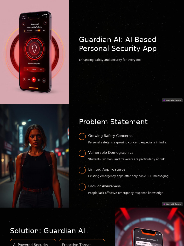 Guardian AI: Personal Security App | PDF | Artificial Intelligence ...
