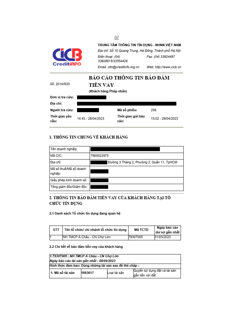 Cic TSDB Cty | PDF