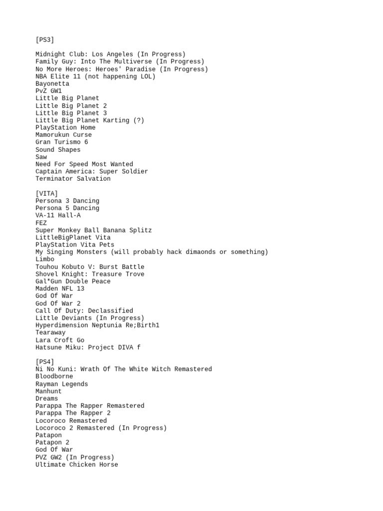 platinum backlog | PDF