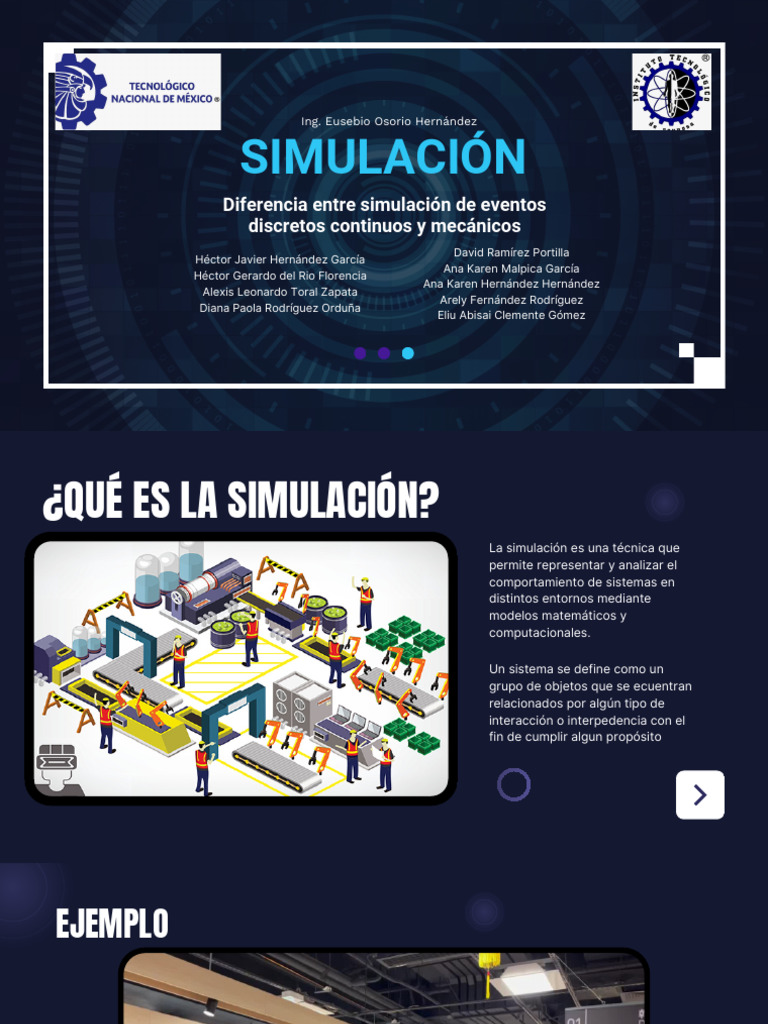 Simulación Eventos Discretos, Continuios y Mecanicos - 20250312 - 154259 - 0000 | PDF ...