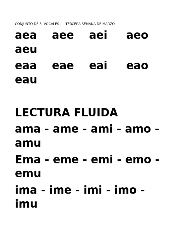 LECTURA FLUIDA 3 | PDF