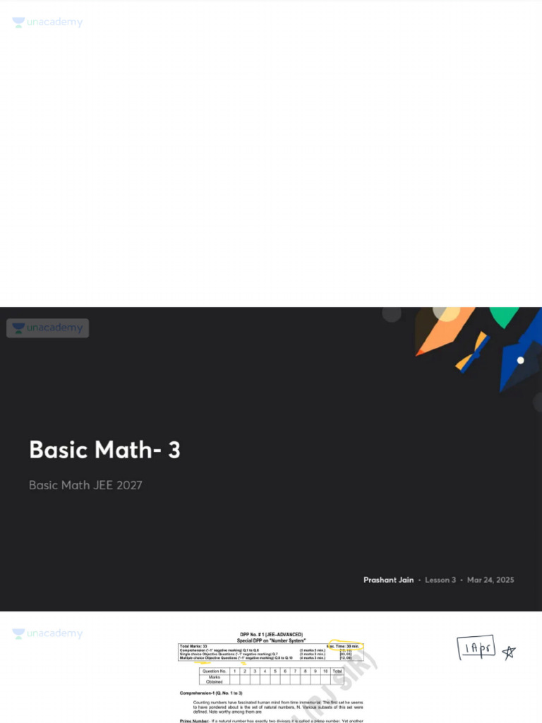 Basic Math 3 With Anno | PDF