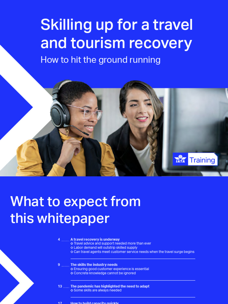 IATA Training Travel Tourism Skills Whitepaper | PDF | Tourism | Travel Agency