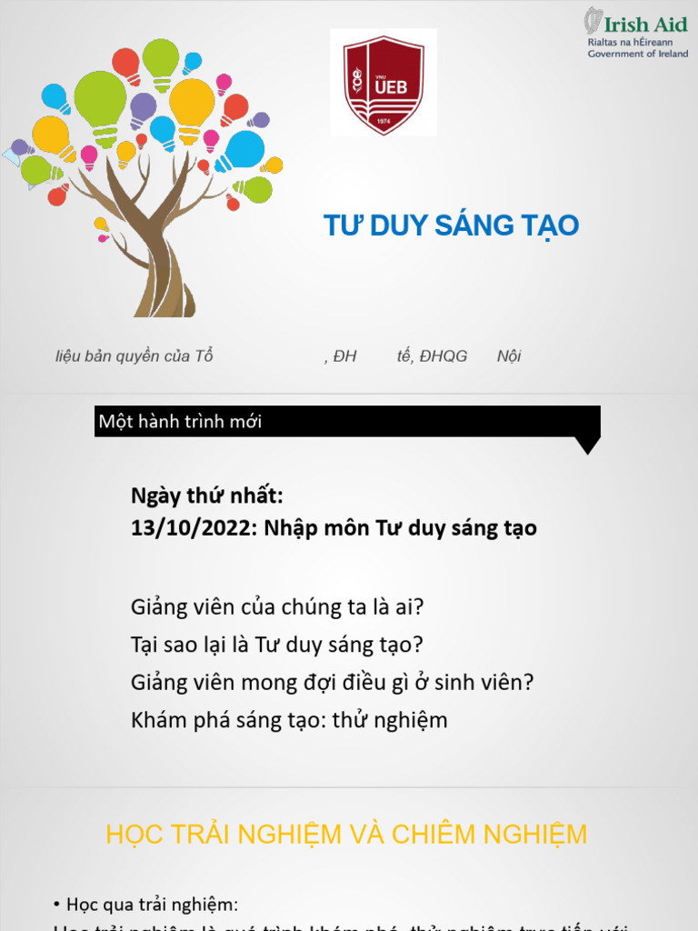 Week 2 - Creative Thinking | PDF