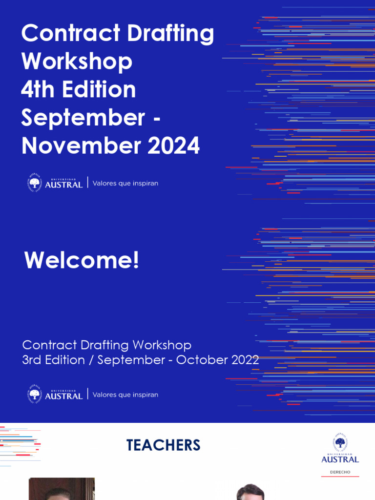 Contract Drafting 2024 Session 1 | PDF | License | English Grammar