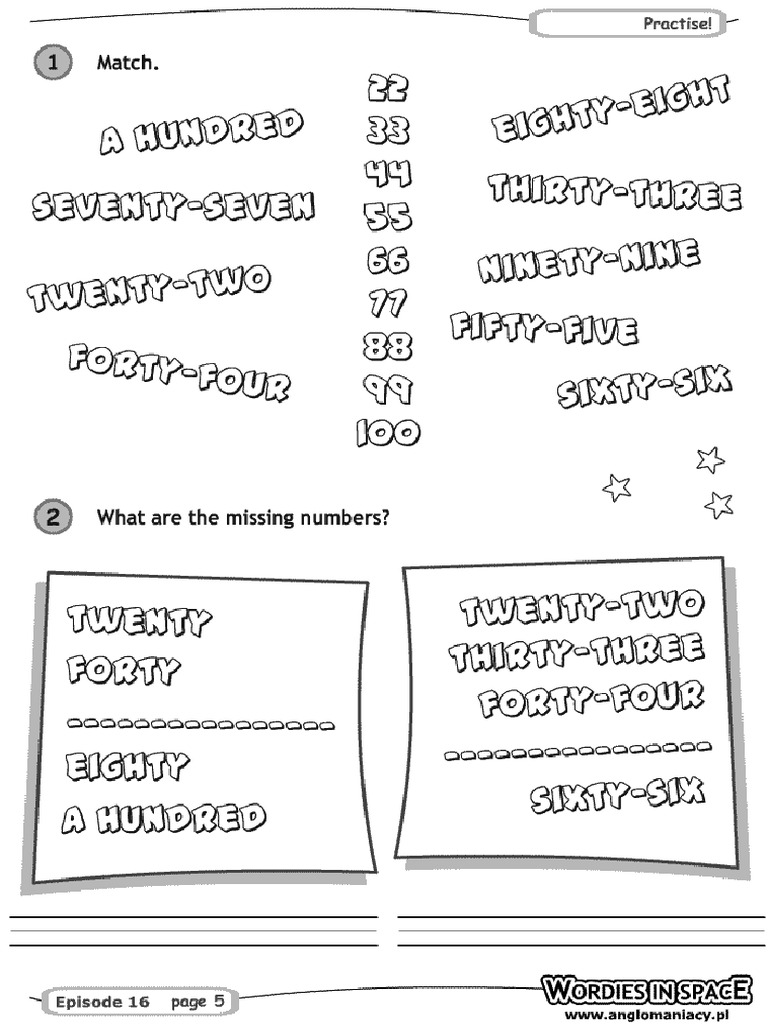 Let's Count (10-100) | PDF