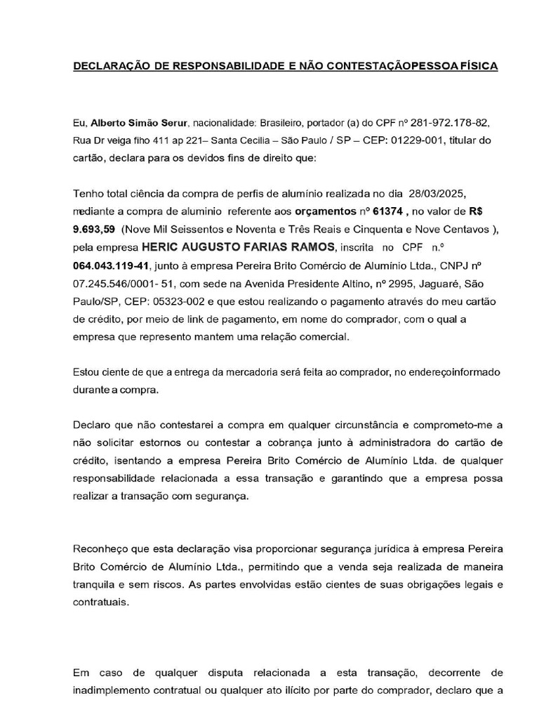 TERMO ALBERTO SIMÃO SERUR_ | PDF