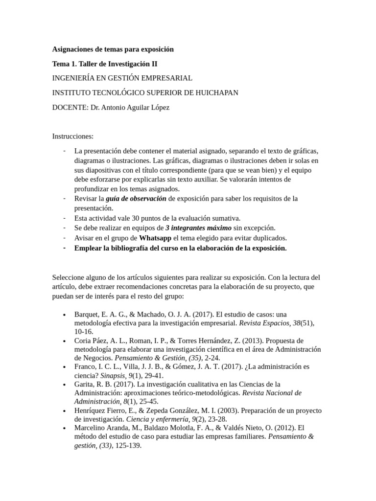 Expo Tema 1 | PDF | Science