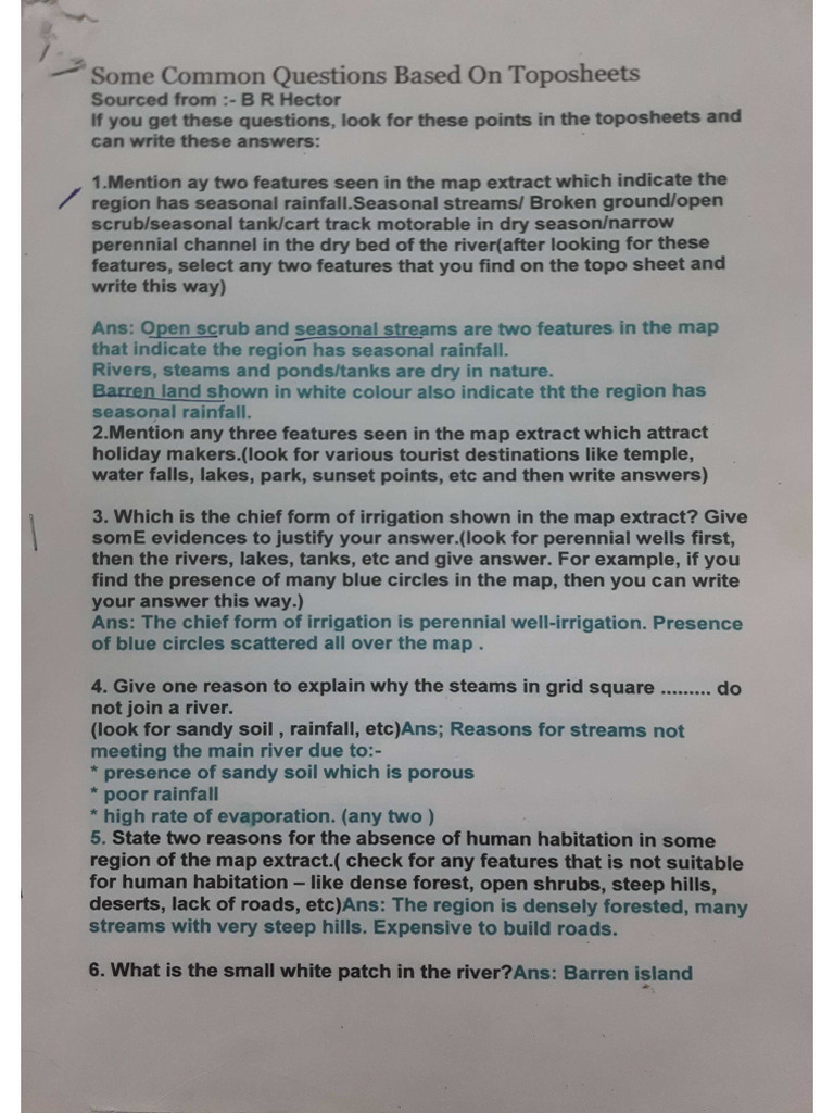 Reasonings toposheet | PDF