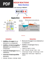 Chemistry Redox Worksheet | PDF | Redox | Chemical Reactions
