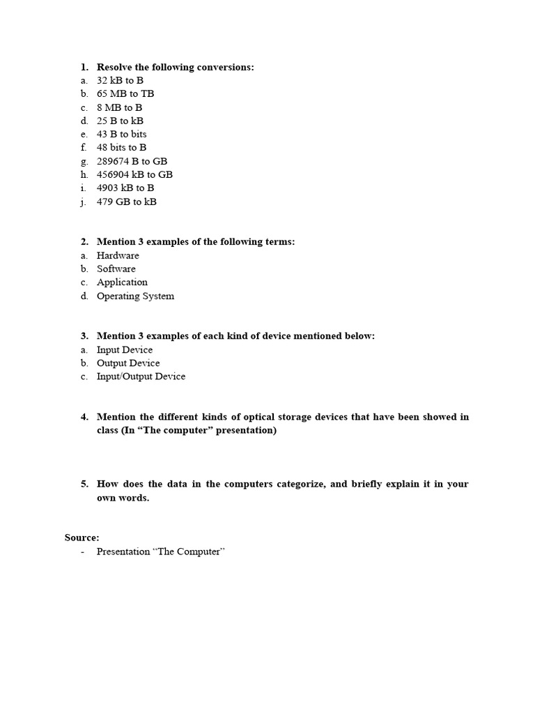 Data Conversions and Device Examples | PDF