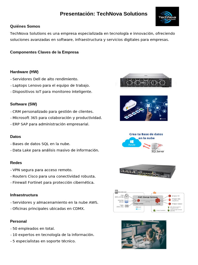 TechNova Solutions Presentacion | PDF
