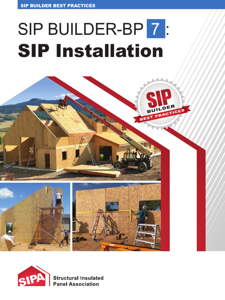 SIP BUILDER BP 7 SIP Installation v2 | PDF | Framing (Construction) | Roof