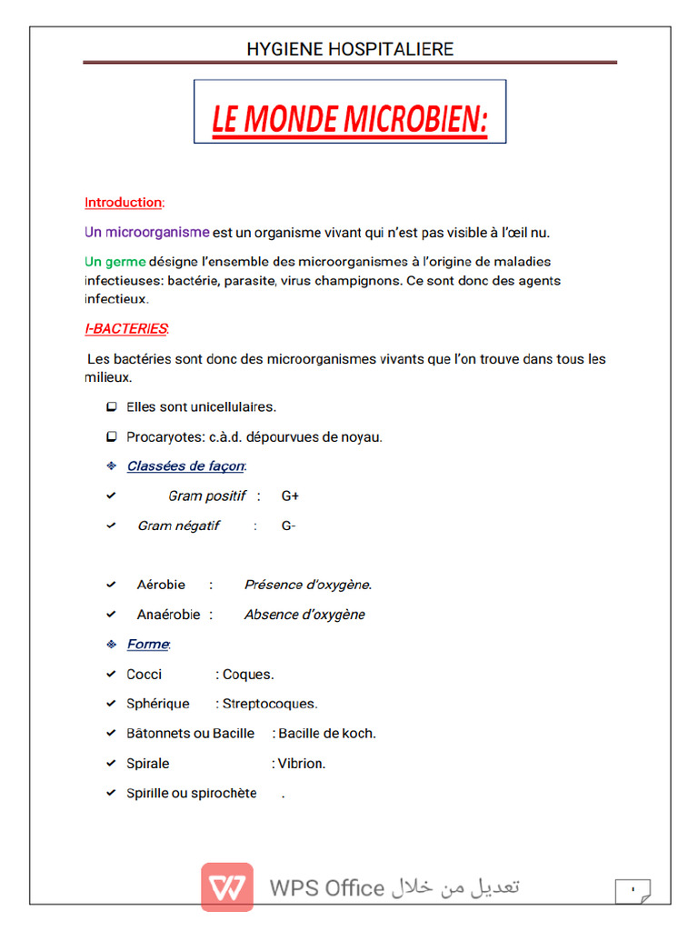 C- Monde Microbien | PDF