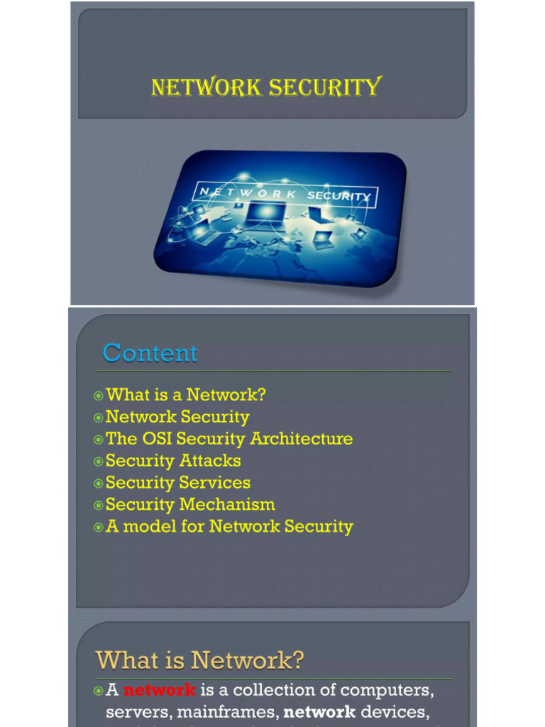 (Slide-01) .ECO127. Network-Security-Osi-Security-Architecture | PDF