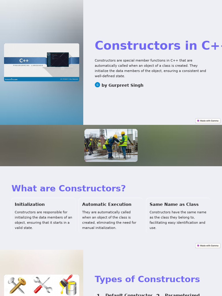 Constructors-in-C 2 | PDF | Constructor (Object Oriented Programming) | Programming