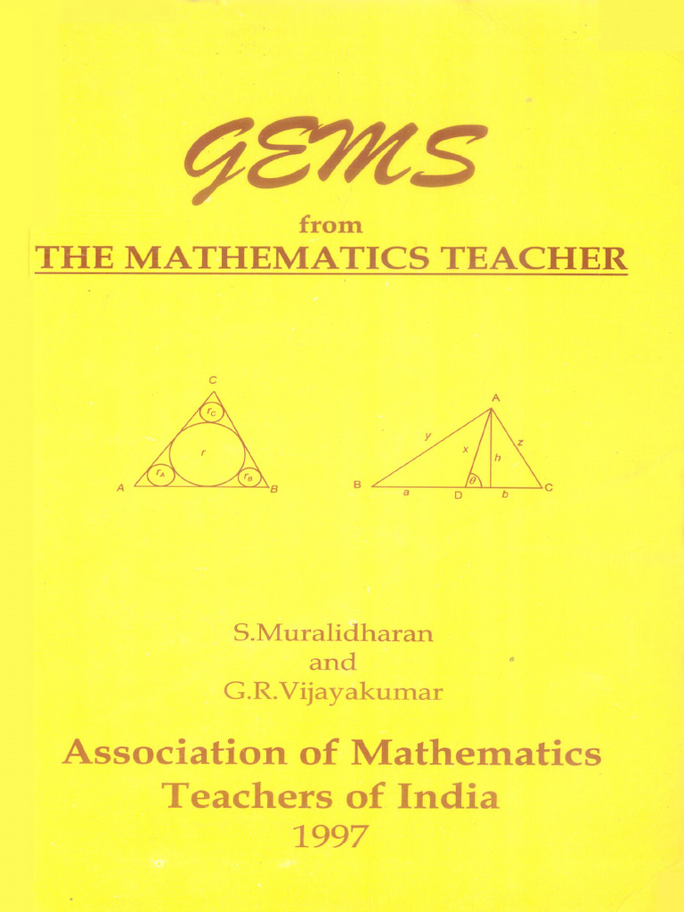 Gems from the Mathematics Teacher | PDF | Numbers | Triangle