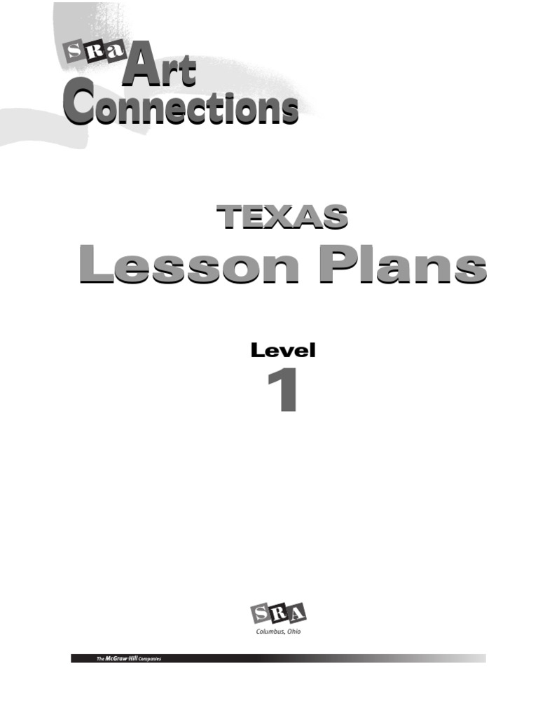 Art Texas Lesson Plans Level1 | PDF | Lesson Plan | Differentiated ...