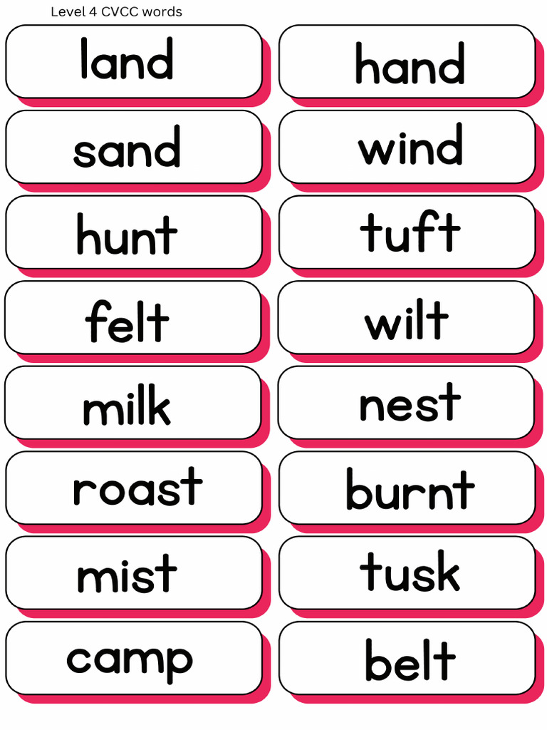 Level 4 & Level 5-6 Common Exception Words | PDF