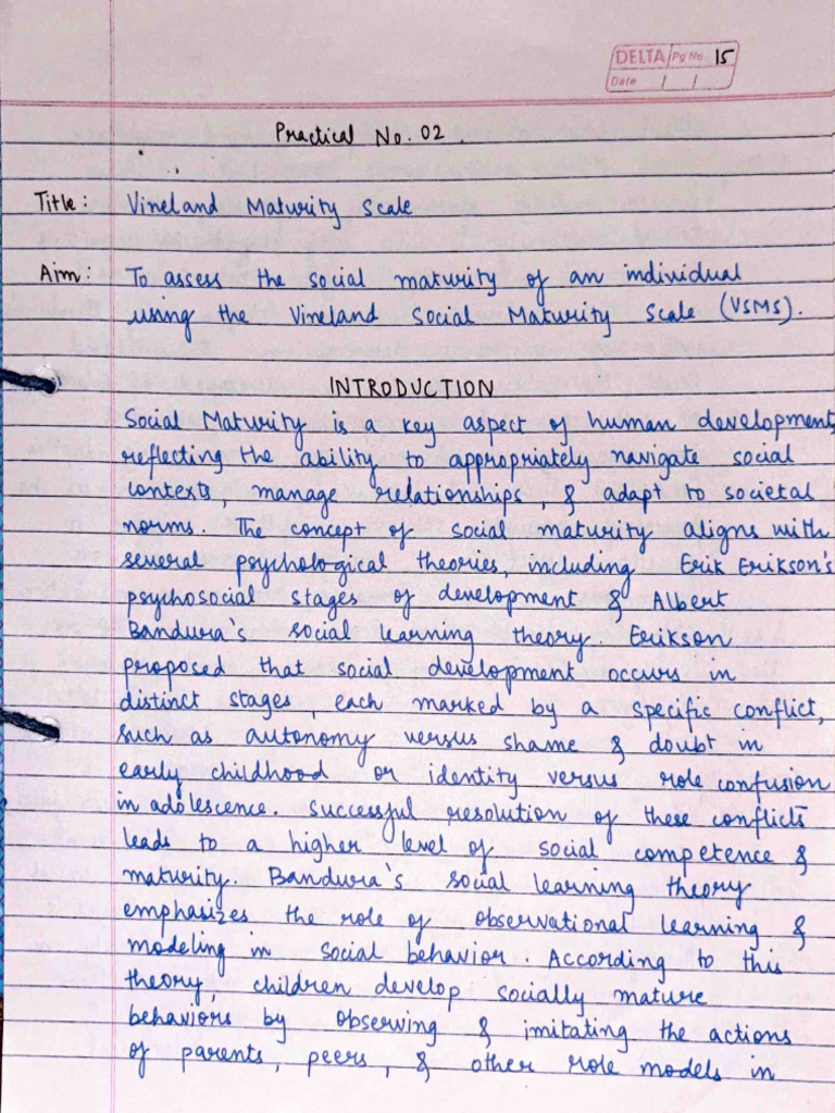 IGNOU MAPC Practical VMS | PDF