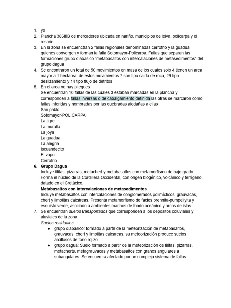 Expo Geomorfo | PDF | Roca (geología) | Falla (geología)