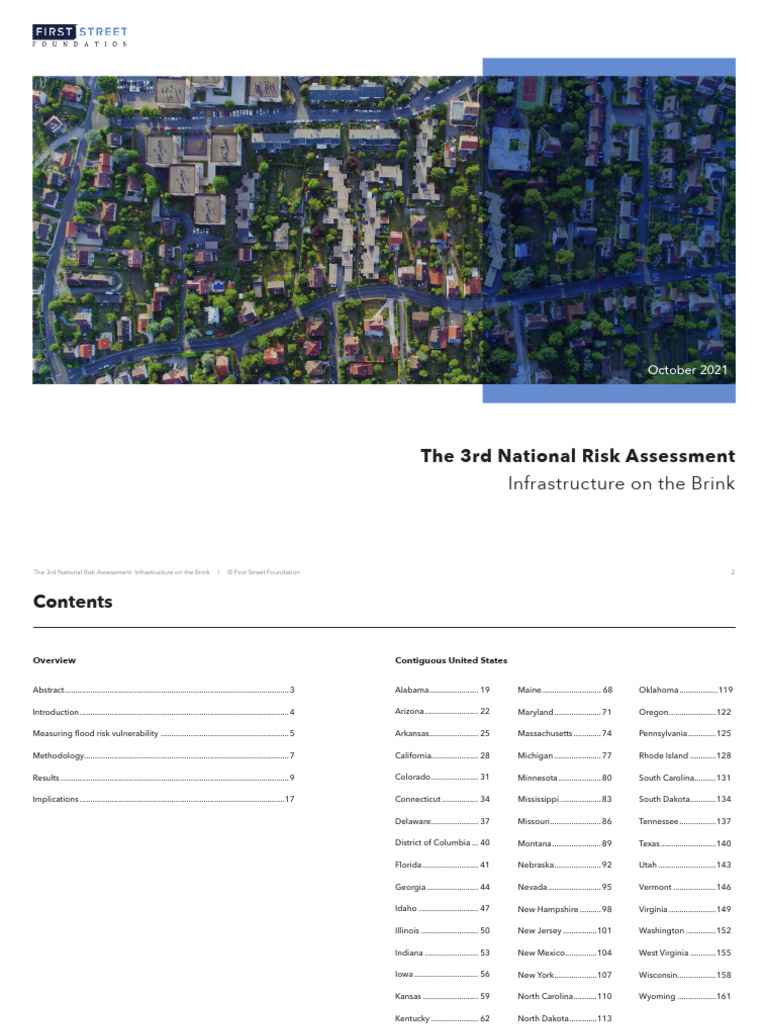 The 3rd National Risk Assessment Infrastructure on the Brink | PDF ...