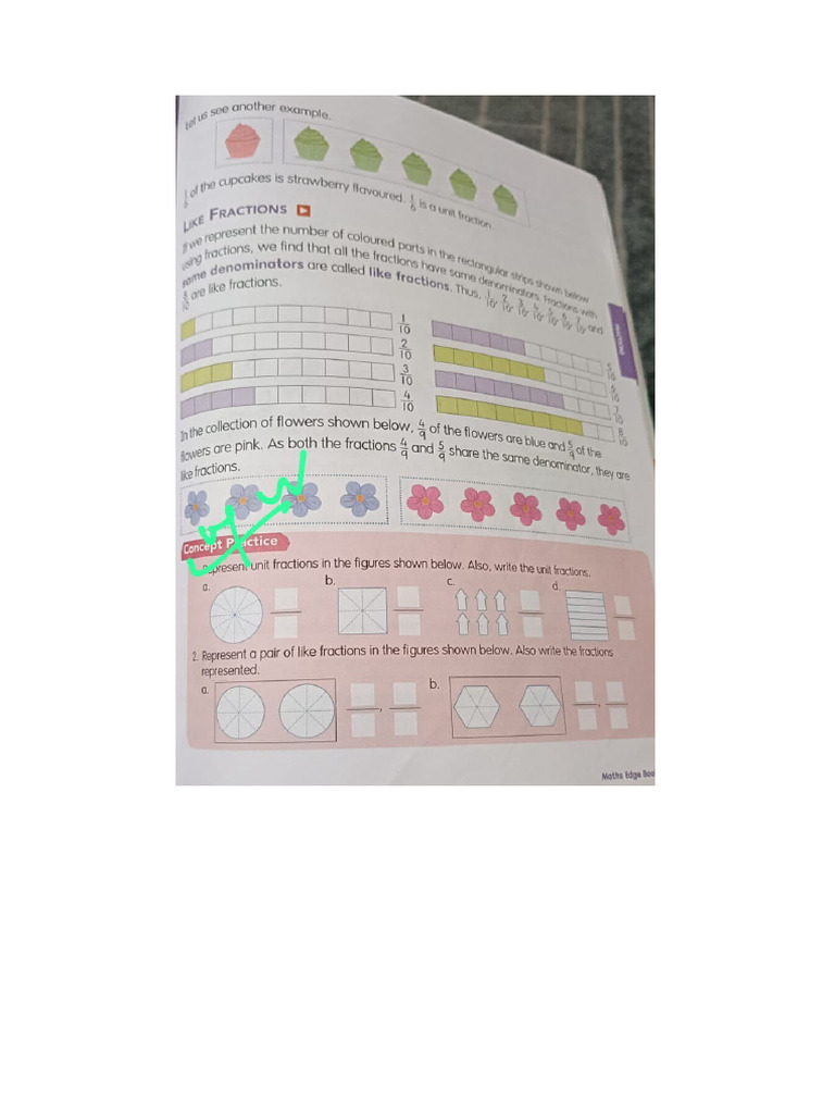 Fractions Textbook Sums | PDF
