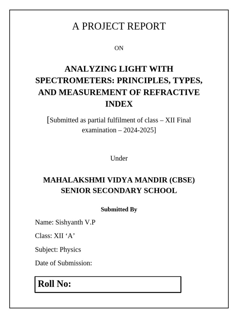 Front Page Project | PDF