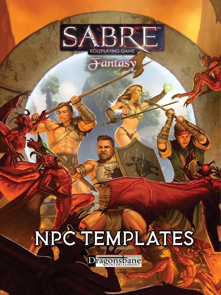 2-Sabre 3e NPC Templates v2 | PDF