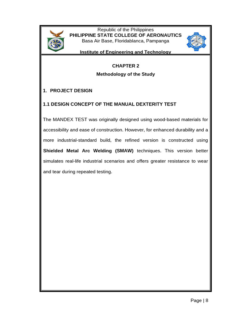Enhancing the MANDEX Test for AET Training | PDF | Usability | Engineering